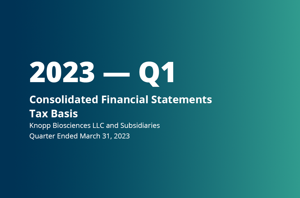 Blog Module | Knopp Biosciences LLC